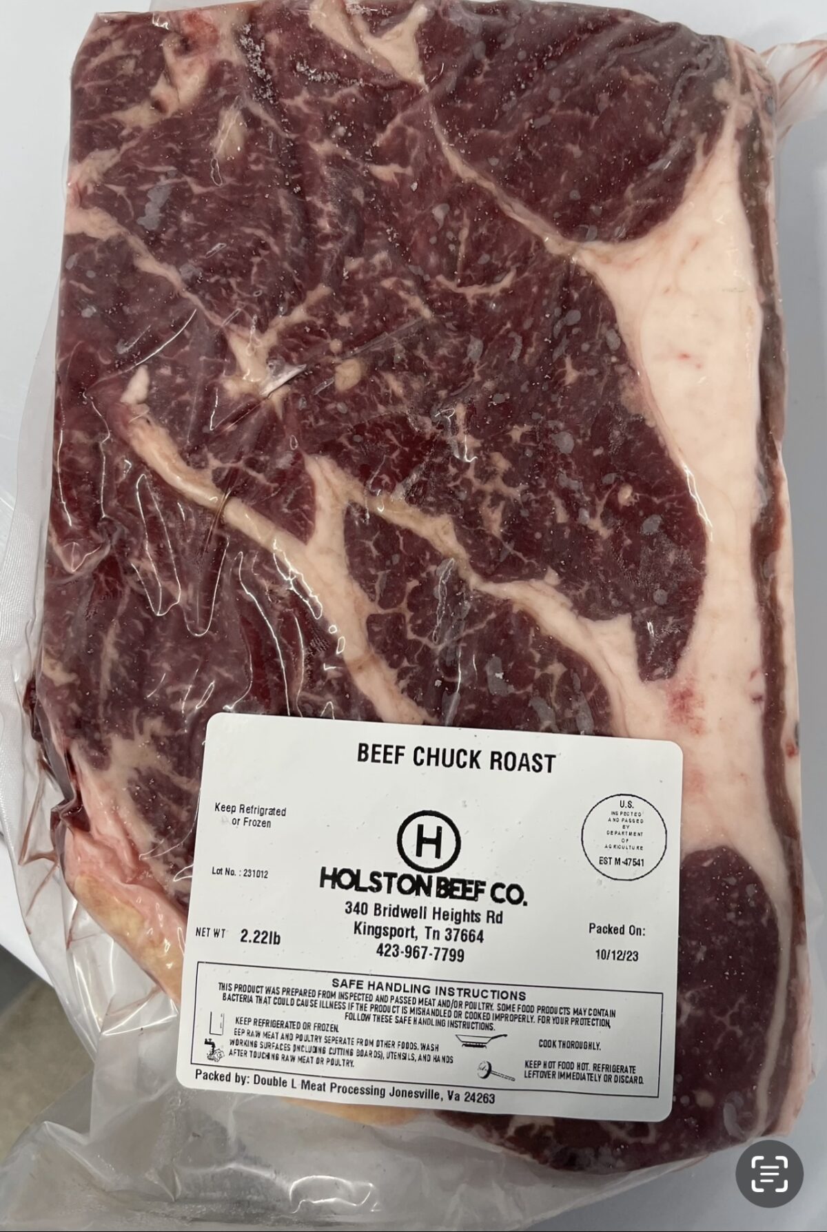Chuck Roast - Holston Beef Company